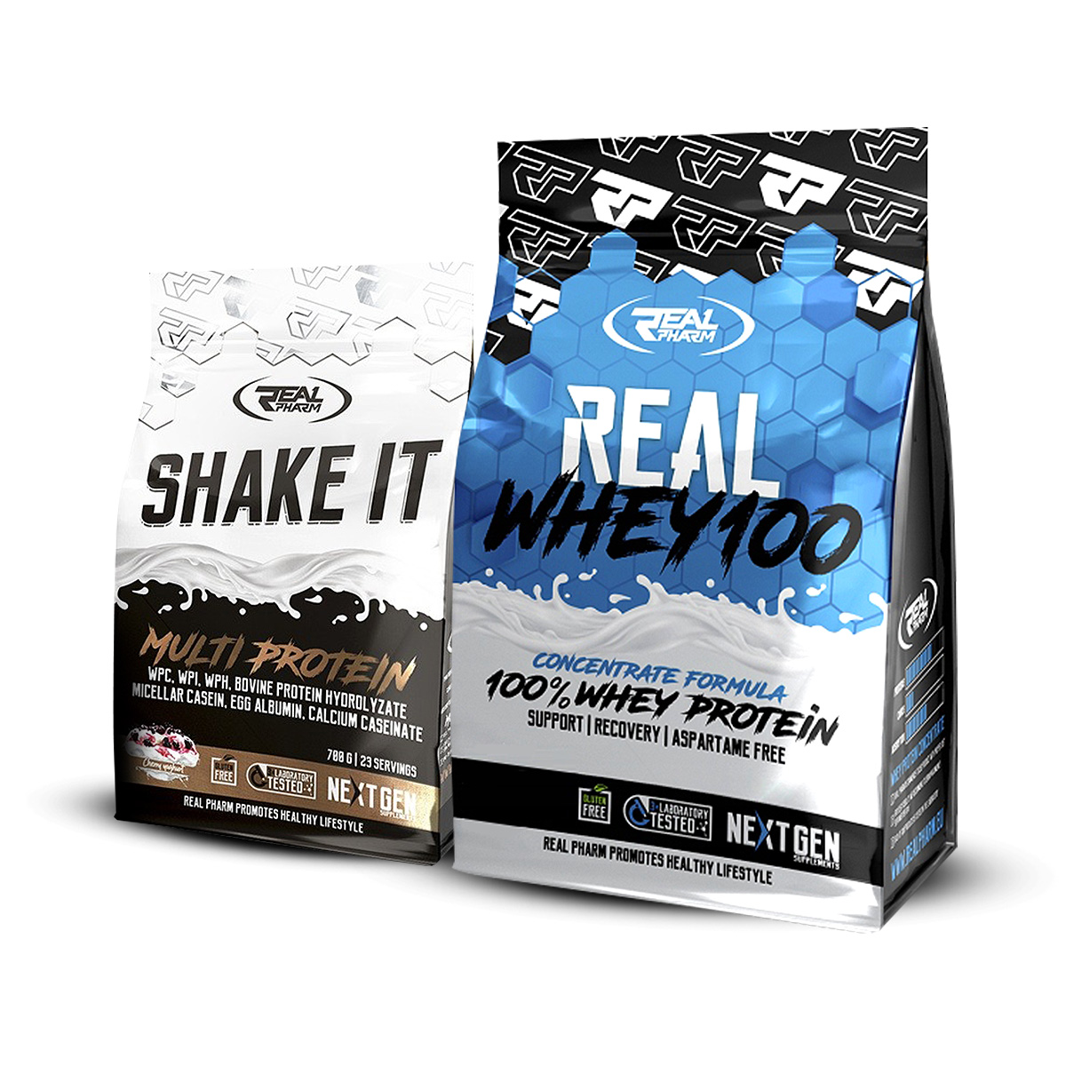 Real Pharm Real Whey 2000 g + Shake It 700 g - Viking Point